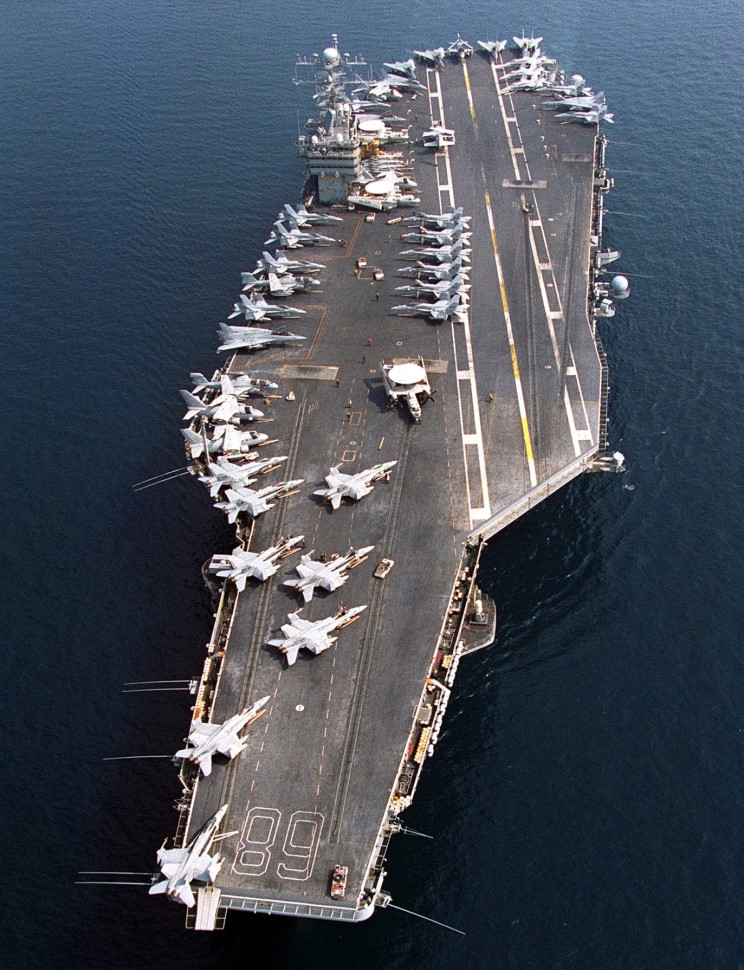 USS Nimitz Gets Underway For Sea Trials