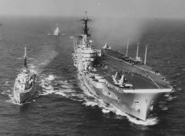 MaritimeQuest - HMS Eagle R-05 Able Seaman Michael Rainsforth, R.N ...