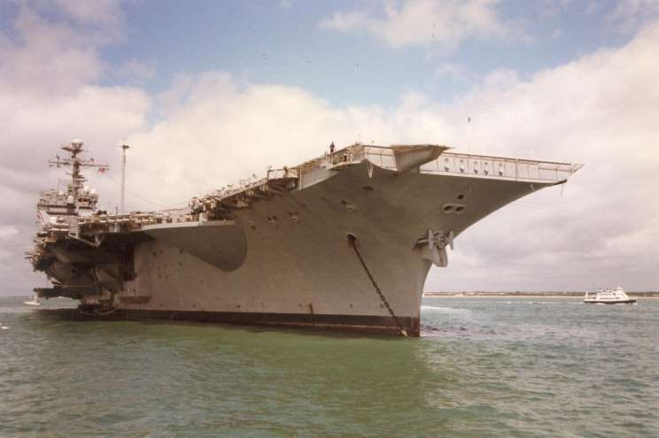 MaritimeQuest - USS John F. Kennedy CVA-67 Godfrey Alan Jones ...