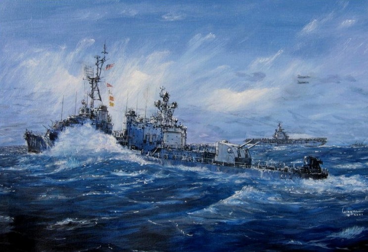 MaritimeQuest - The Art of USS Frank E. Evans